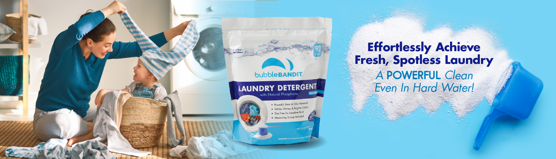 High Performance Dishwasher and Laundry Detergents | Bubble Bandit
